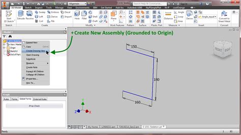 Create New Assembly From Part Grounded To Origin Autodesk Community