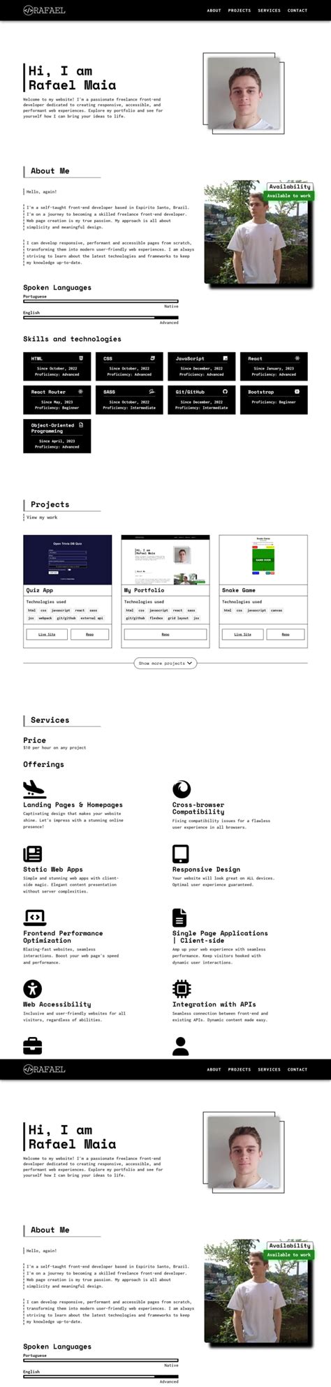 convert figma designs to html css js and react by rafael787 fiverr