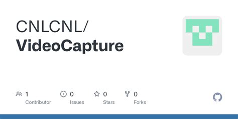 Github Cnlcnl Videocapture
