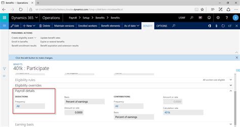 Dynamics 365 Payroll Calculation Frequencies Explained Ellipse Solutions