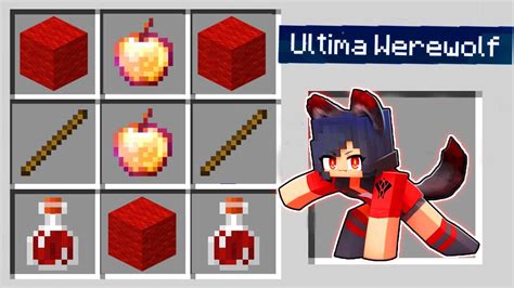 How To Craft Aphmau Ultima Werewolf Youtube