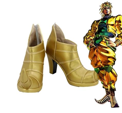 Jojos Bizarre Adventure 3 Dio Brando Cosplay Shoes High Heel Custom