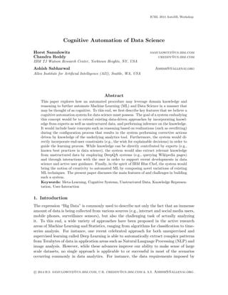 Cognitive Automation PDF