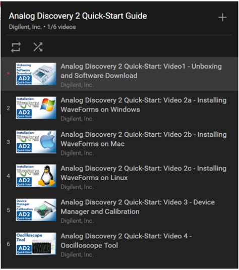 Quick Start With The Analog Discovery 2s Tools Digilent Blog