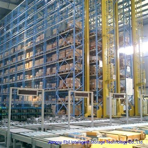 Automatic Warehouse Asrs System Stacker Crane Automotive Fittings Racking And Storage Rack