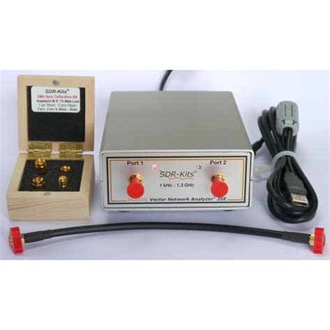 Dg8saq Low Cost Vector Network Analyzer Vnwa 3se With Sdr Kits 4 Pcs Sma Cal Kit Of Amphenol Parts