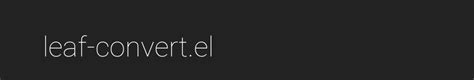 GitHub Conao3 Leaf Convert El Convert Elisp Config Sexp To Leaf Form