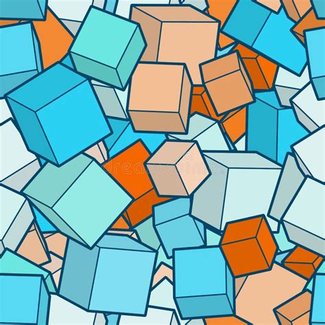 Vector Cube Background Stock Vector Illustration Of Commercial 78576835