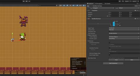 Navmesh Surface Doesnt Bake From A Grid And Tilemap Questions And Answers Unity Discussions