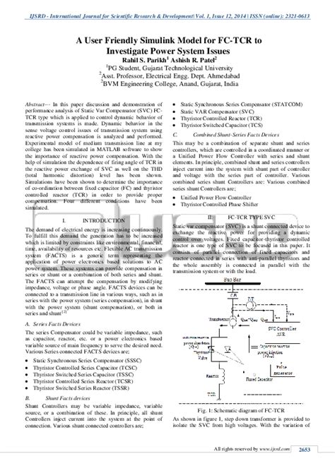 pdf a user friendly simulink model for fc tcr to investigate power