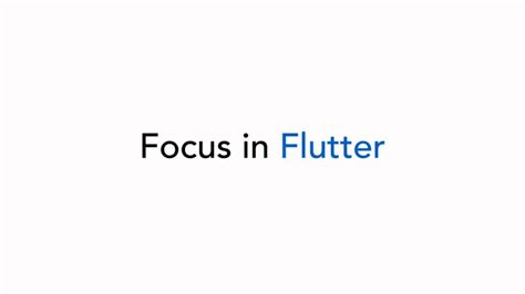 Sabri Mtibaa Phd On Linkedin Focus In Flutter Tree Accessibility And Keyboard