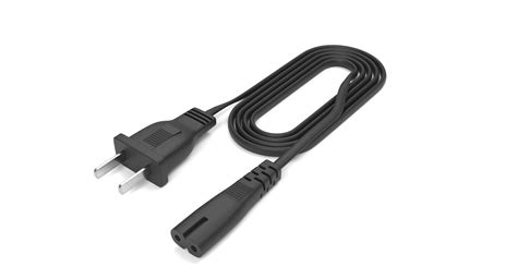 3d Power Cable Iec C7 Connector Model Turbosquid 1218270