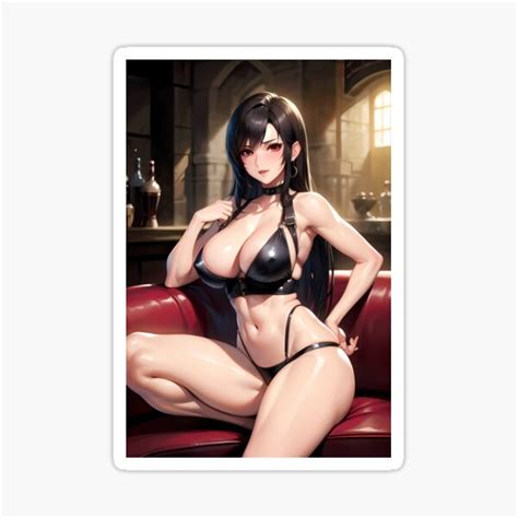 Sexy Tifa Waifu Sticker For Sale By ItsWaifutopia Redbubble