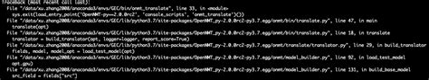 Failed To Load Pretrained Model Issue 1942 OpenNMT OpenNMT Py GitHub