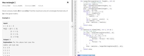 Day 81 Of 125daysofcoding Challenge Solving The Max Rectangle Problem