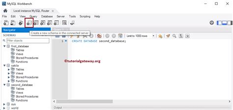 Mysql Create Database