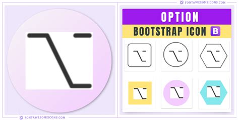 Bootstrap Option Icon Choice Bi Bi Option Icon Code Css Html Color Button