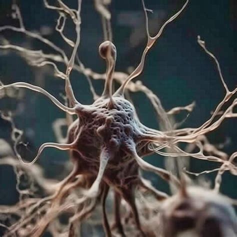 Premium Ai Image A Macro View Of A Neuron Inside A Brain Nerve Cell Generative Ai