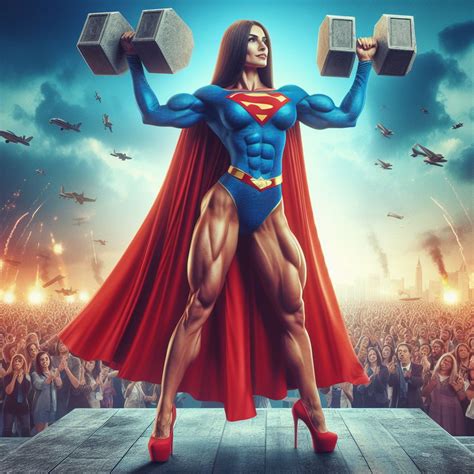 Superwoman Strength 12 By Femstrengthfan On Deviantart