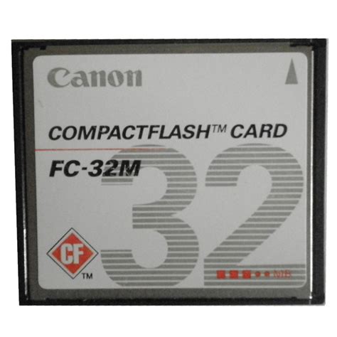 Canon 32mb Fc 32m Compactflash Cf Memory Card การ์ดหน่วยความจำ Shopee