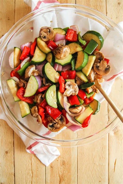 Balsamic Grilled Vegetables Recipe Sweetphi