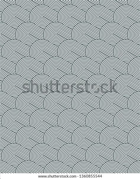 Wavy Seamless Texture Diagonally Arranged Concentric เวกเตอร์สต็อก ปลอดค่าลิขสิทธิ์