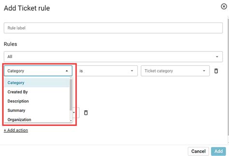 can you add 2 options such as last updated by and updated in ticket rule spiceworks