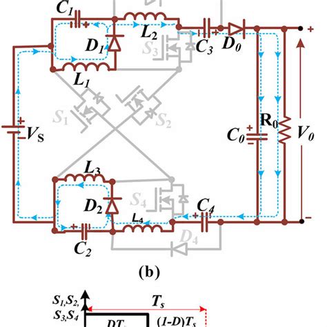 equivalent circuit a mode 1 b mode 2 c analytical waveforms