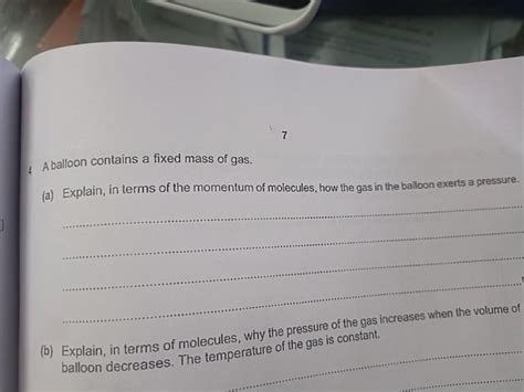 0625 phys how to explain in terms of momentum r igcse