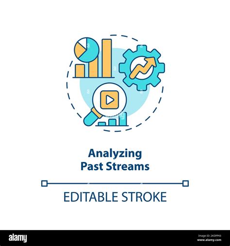 Analyzing Past Streams Concept Icon Stock Vector Image And Art Alamy