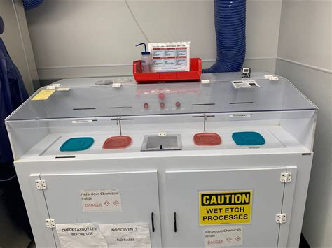 teaching bay etch station shared research operations texas state university