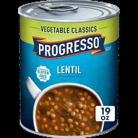 Vegetable Classic Lentil Canned Soup Progresso
