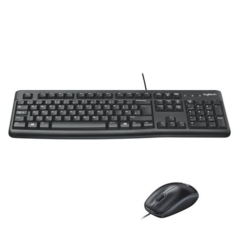 Buy Logitech Mk120 Wired Keyboard And Mouse Combo For Windows Optical