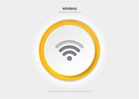 3d Wifi Icon Web Push Vector Wi Fi Hotspot Signal Sign Wireless Icon Wifi Internet Sign