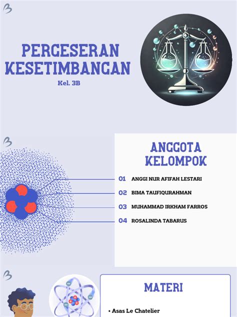 Chemistry Atomic Structure Presentation In Lavander Red Blue