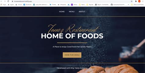 GitHub Taiwo Restaurant App This Is Tonaz Restaurant Which Is Fully Built By Using