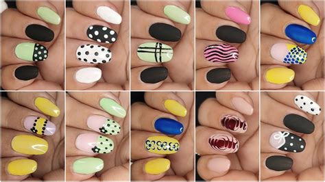 10 Easiest Nail Art Designs Tutorial For Beginners 2024 Nail Art