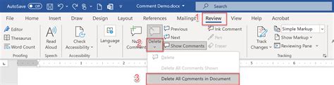 How To Delete All Comments From A Word Doc At Once Nate Chamberlain
