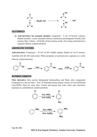 M Sc Laboratory Manual Organic Chemistry Binary Mixture Seprations PDF