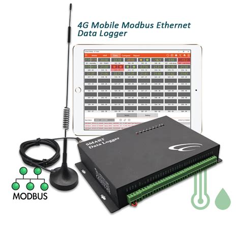 Modbus 4g And Ethernet Data Logger Pressure Gauge Modbus Rs485 Modbus Temperature Controller