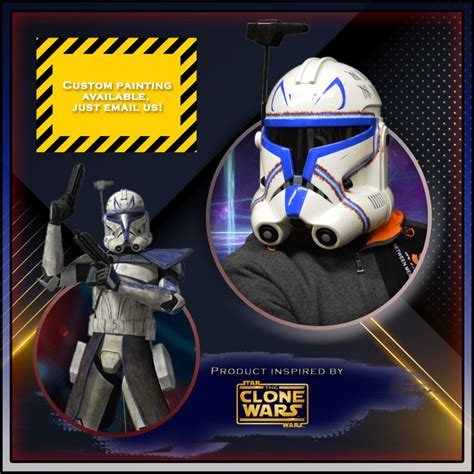 Clone Arc Trooper Phase 2 Helmet Captain Rex Star Wars The Clone