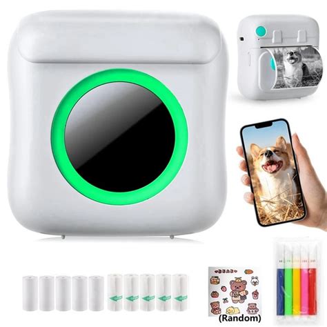 Портативный мини принтер для телефона Беспроводной термопринтер