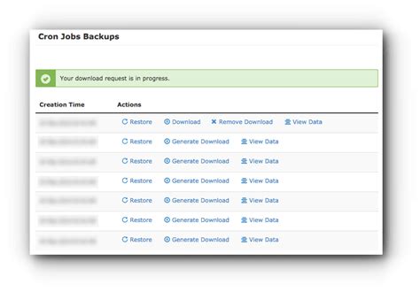 how to take the cron job backups using jetbackup