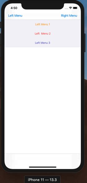 Sidemenu In Xamarin Ios
