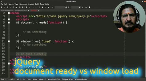 jquery document ready vs window load youtube