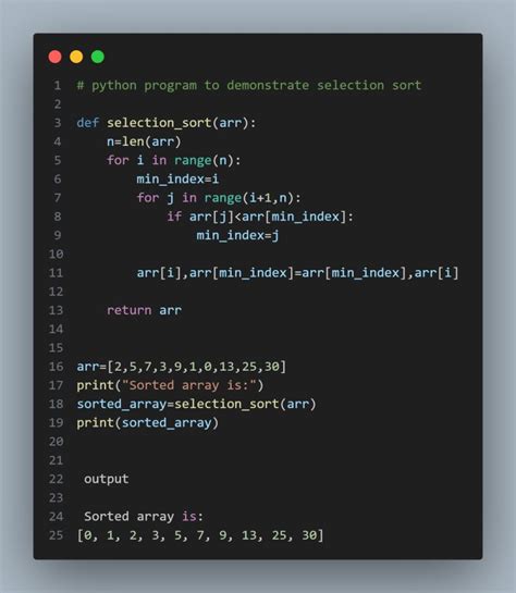 otte mamatha on linkedin day python codingchallenge selectionsort