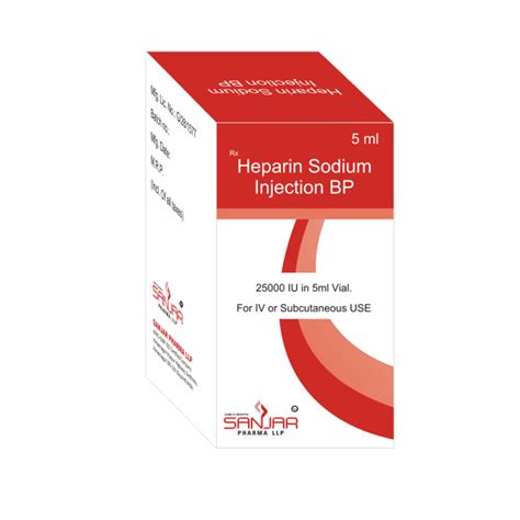 Heparin Sodium Injection Bp Sanjar Pharma