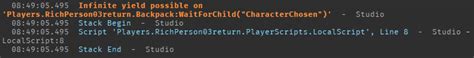 Local Script Cant Locate The Players Backpack Scripting Support