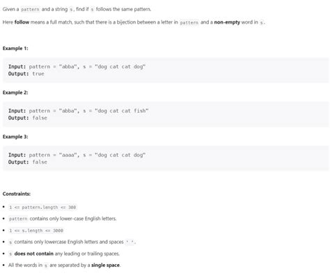 Javaword Patternleetcode 290 네이버 블로그