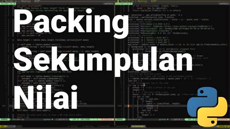 Pythonic 03 Melakukan Packing Sekumpulan Nilai Dalam List Belajar Python Tutorial Python